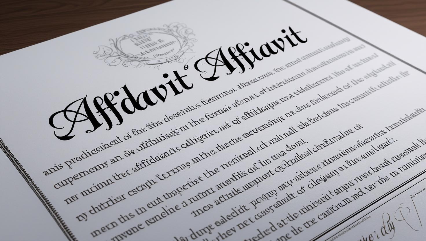 Signature Mismatch? Guide to Affidavit Fix Steps & Free Template