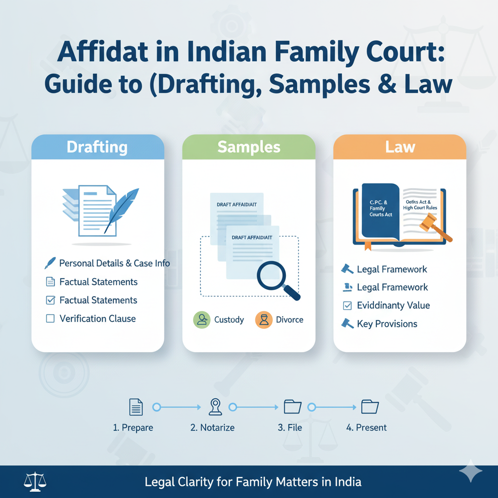 Affidavit in Indian Family Court: Guide to (Drafting, Samples & Law)