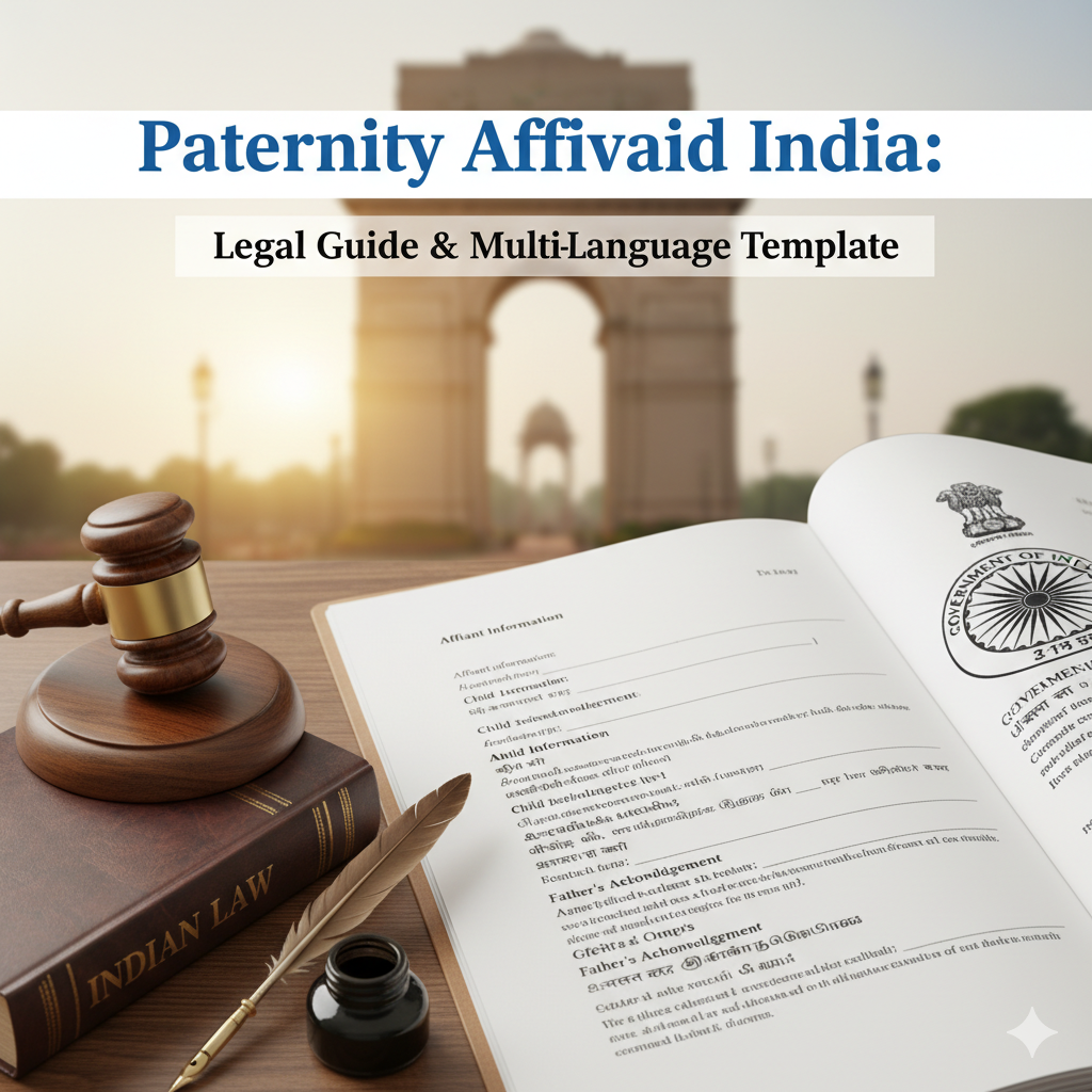 Paternity Affidavit India: Legal Guide & Multi-Language Template