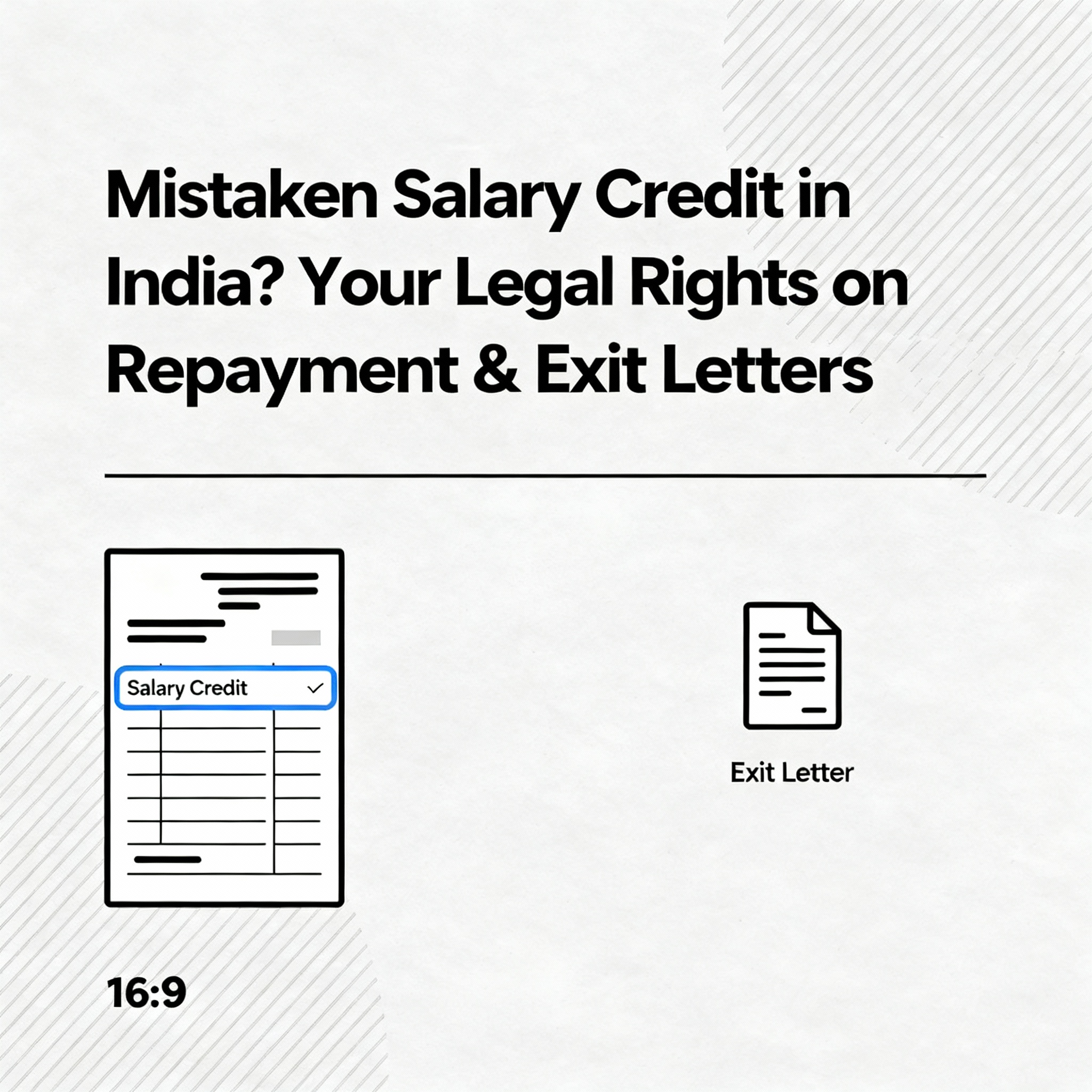 Mistaken Salary Credit in India? Your Legal Rights on Repayment & Exit ...