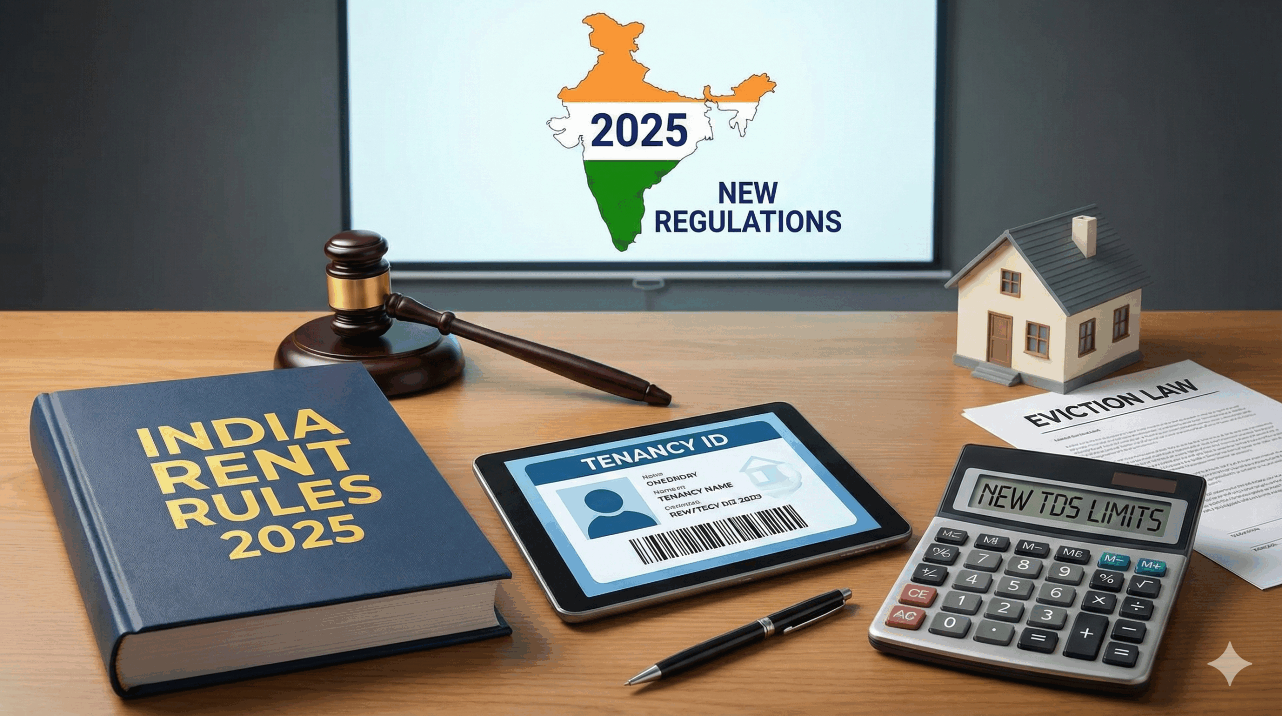 Rent Rules 2025 India: Tenancy ID, New TDS Limits & Eviction Law