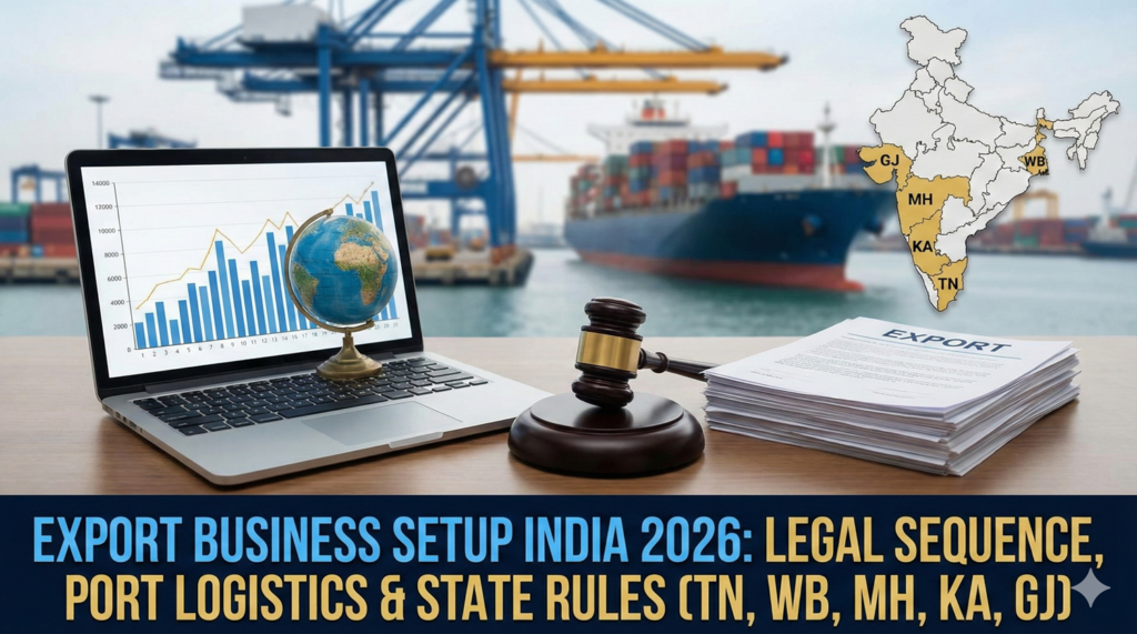 Export Business Setup India 2026: Legal Sequence, Port Logistics ...
